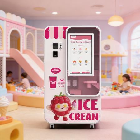 Huaxin: Fully Automatic Commercial Smart Ice Cream Vending Machine